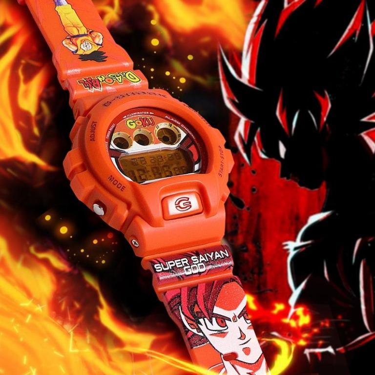 Casio G-Shock Dragon Ball Custom Design Digital Watch Collection | Goku ...