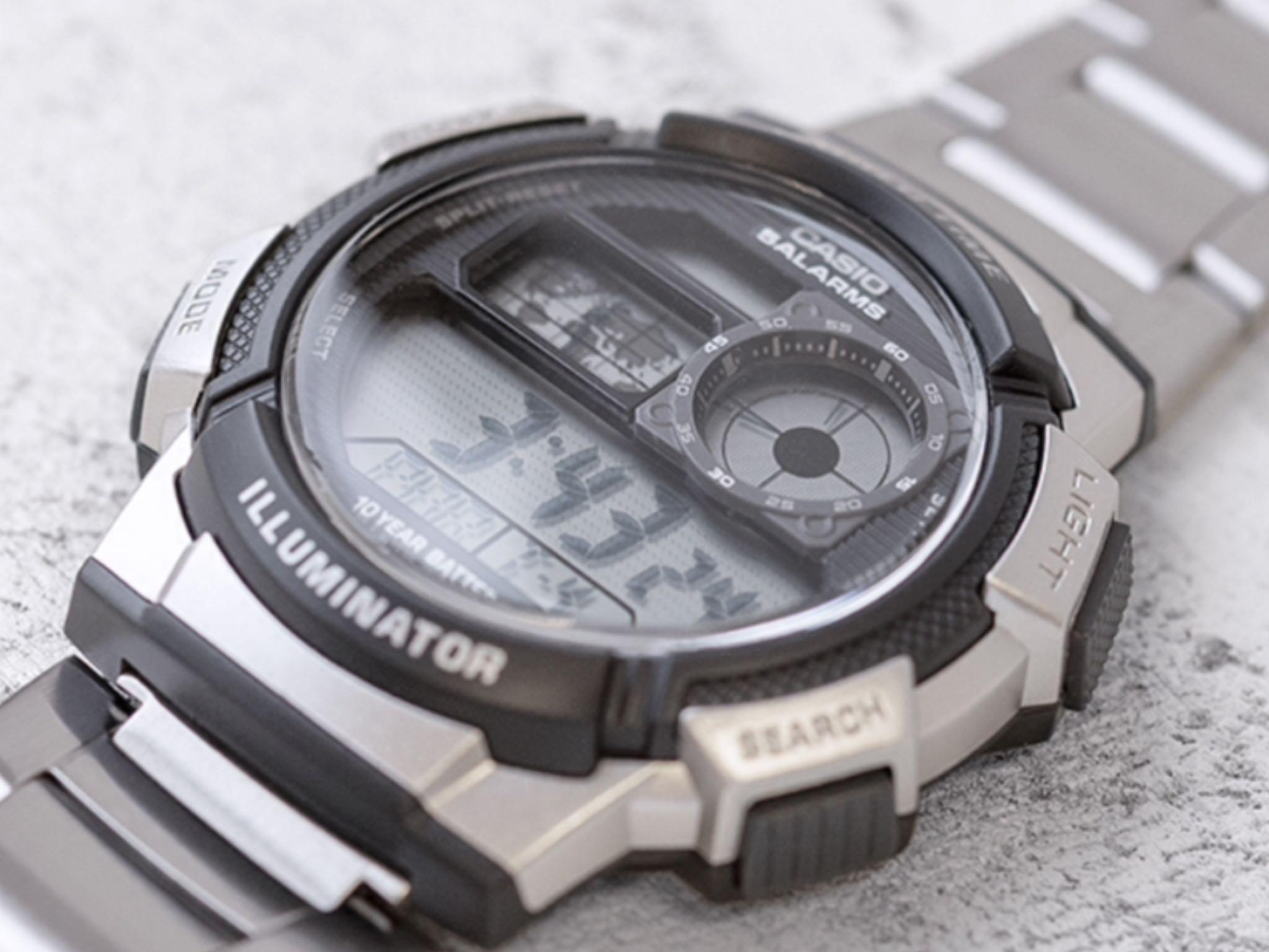 Casio Illuminator AE1000 Aircraft Digital Steel Watch AE1000WD-1A Brand ...