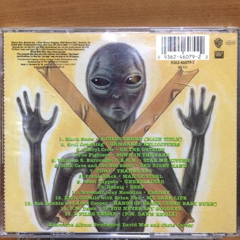 CD The X-Files Songs In The Key Of X Mark Snow Chris Carter O.S.T., 興趣及 ...