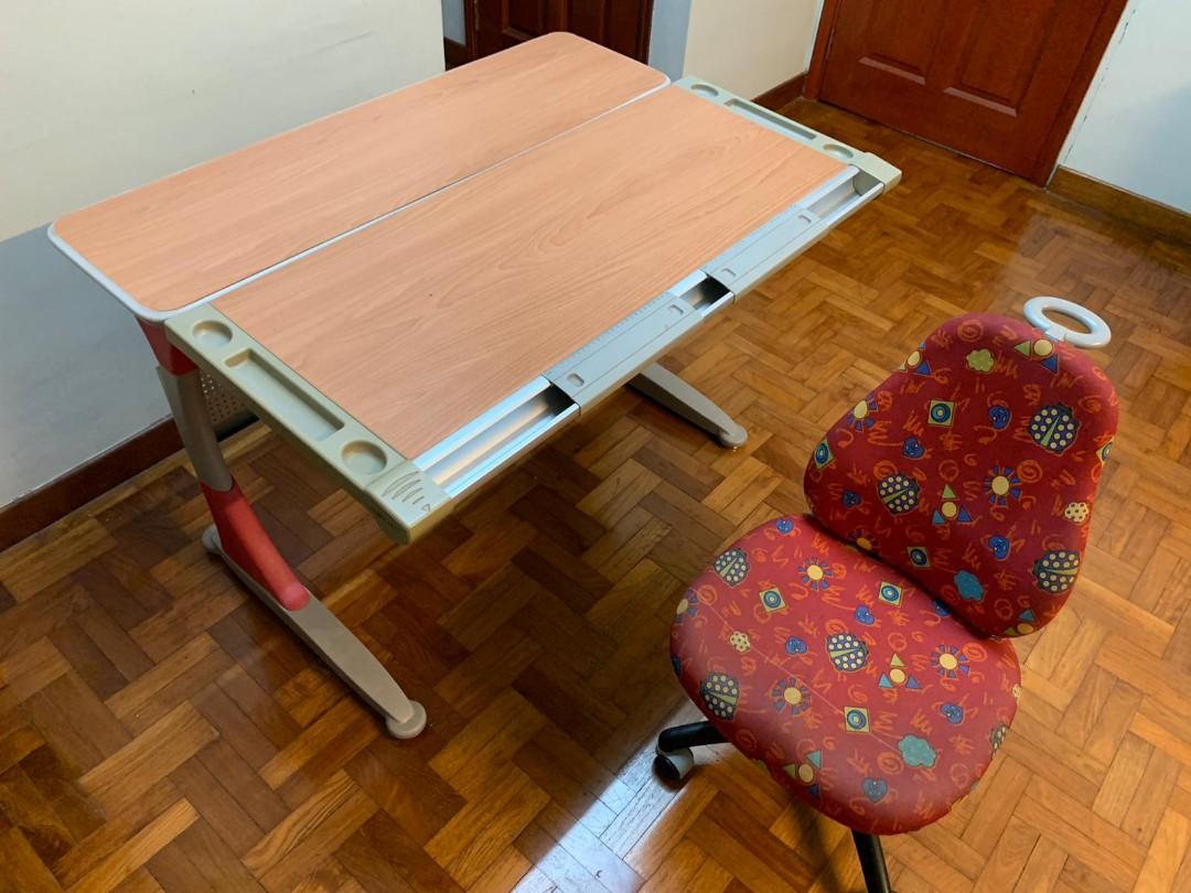 Comf Pro Ergonomics Table and Chair Set, Furniture & Home Living ...