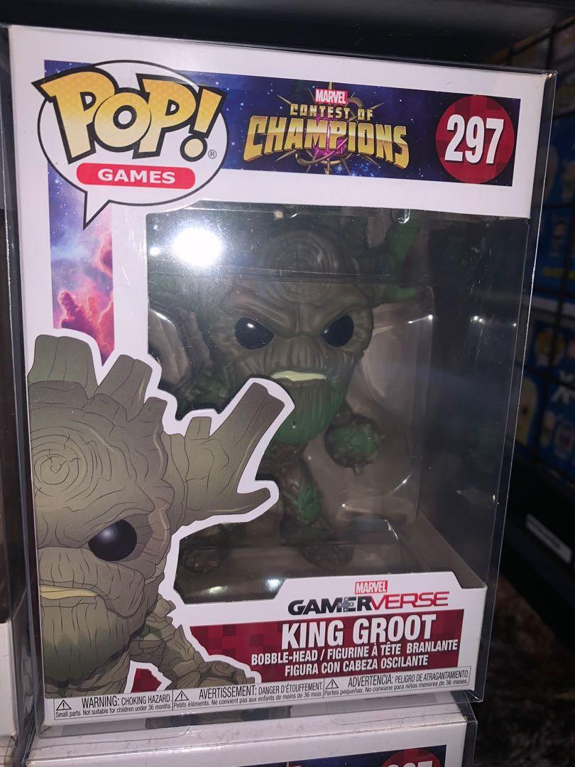 Funko POP Games King Groot, Hobbies & Toys, Toys & Games on Carousell