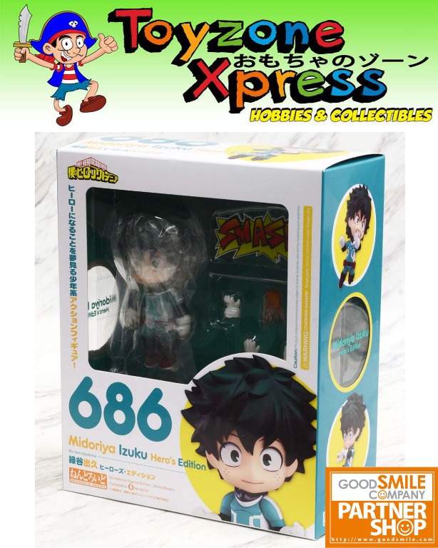 GSC - Nendoroid 686 - My Hero Academia - Izuku Midoriya: Hero's Edition ...