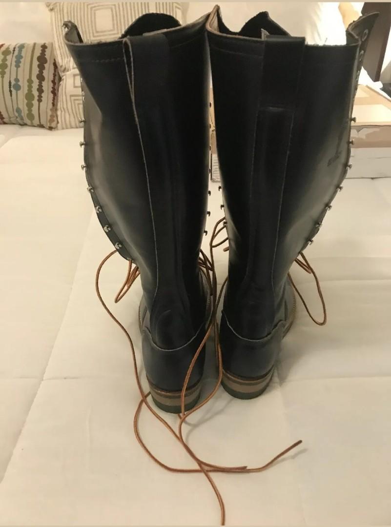 HALL’S LINEMAN BOOTS, Men's Fashion, Footwear, Boots on Carousell