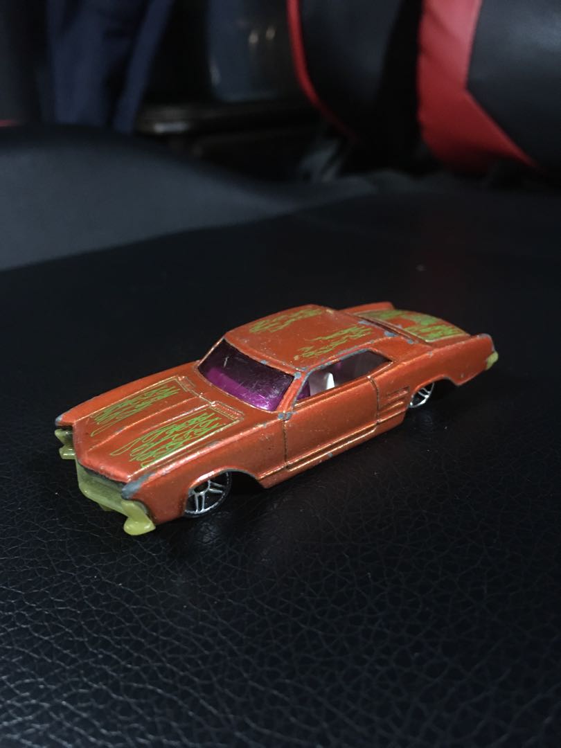 Hotwheels drag car (Orange), Hobbies & Toys, Toys & Games on Carousell