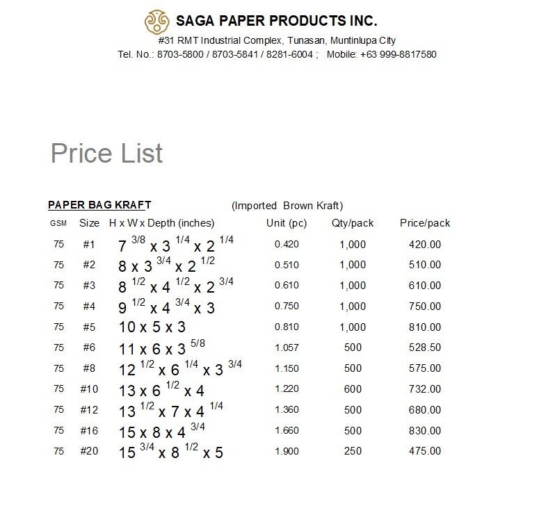 Imported Brown Paper bags (supot), Everything Else, Others on Carousell