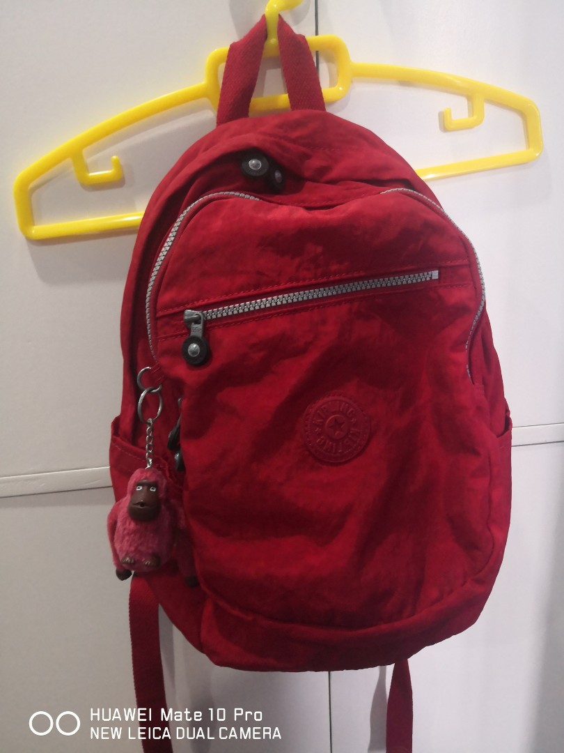 Kipling Red back pack, Women's Fashion, Bags & Wallets, Cross-body Bags ...