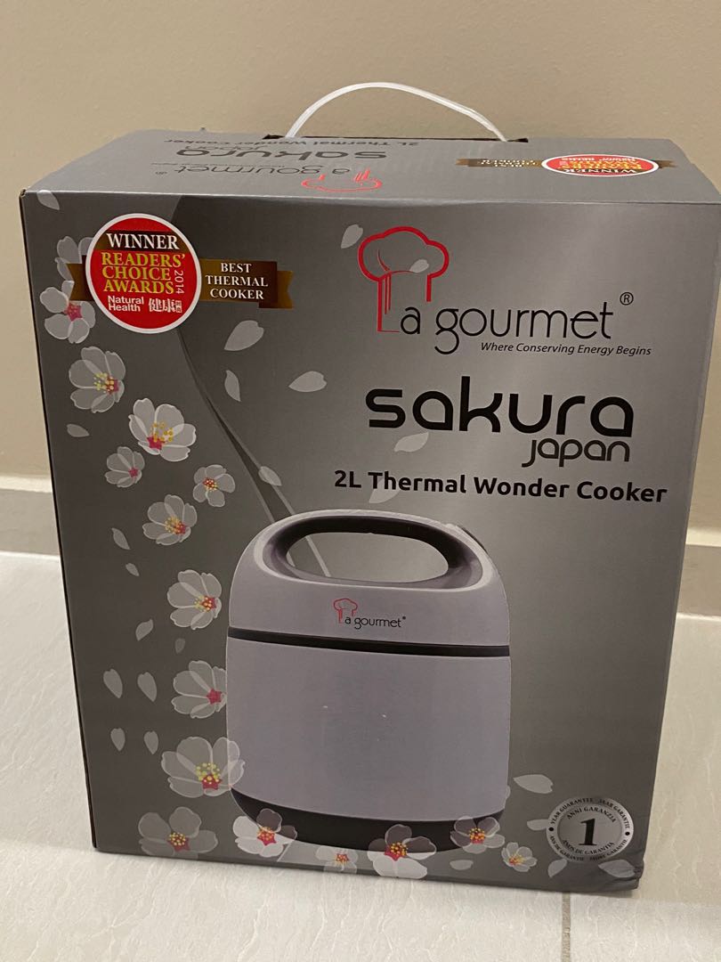 La Gourmet Sakura 2L Thermal Wonder Cooker, TV & Home Appliances ...