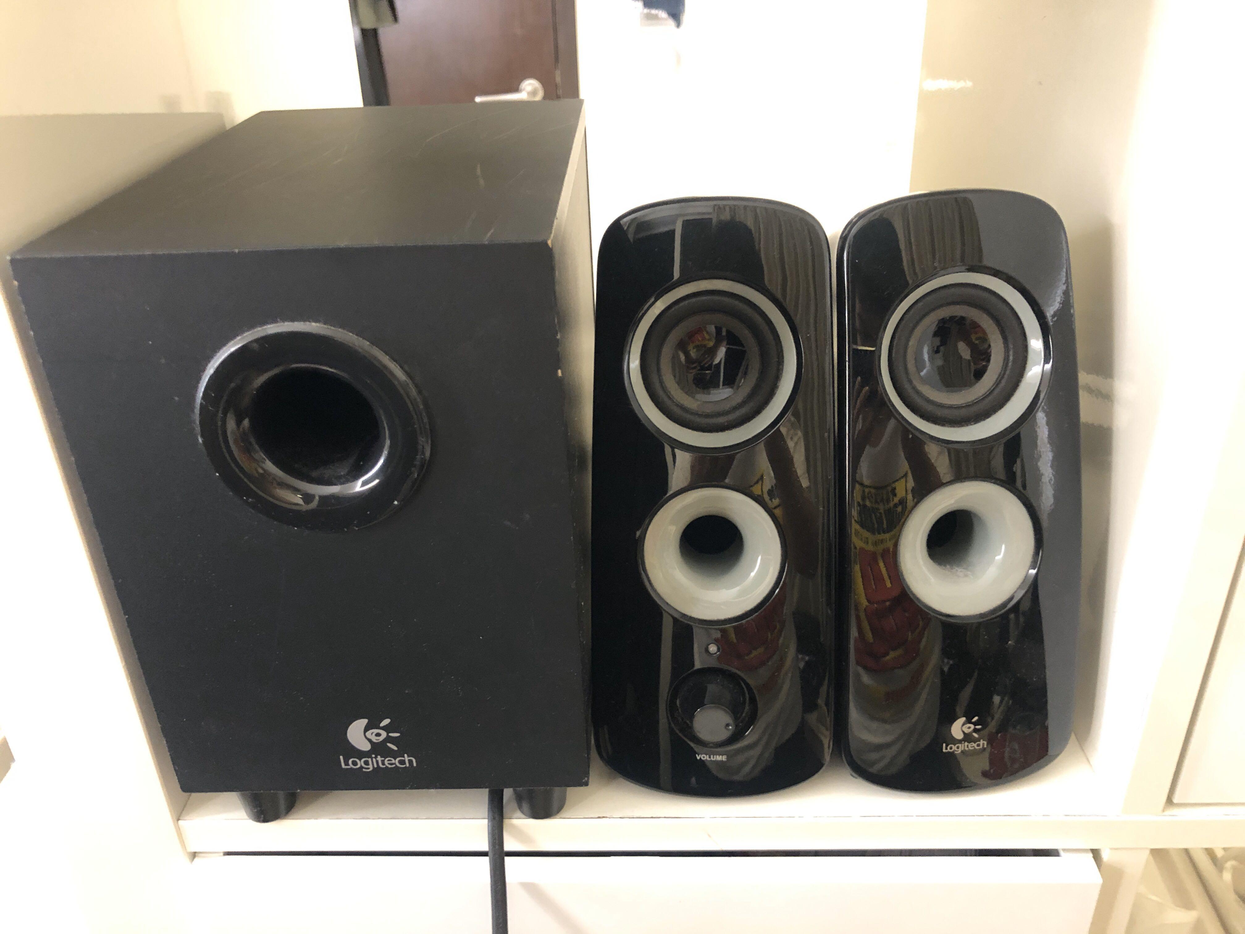 Logitech Z323 Speaker System with Subwoofer, Audio, Soundbars, Speakers ...