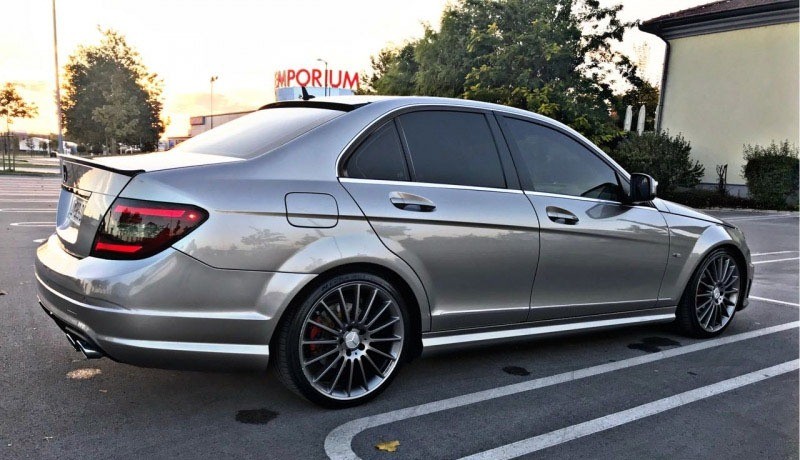 Mercedes W204 AMG Spoiler Boot Lip Roof Lip, Car Accessories ...