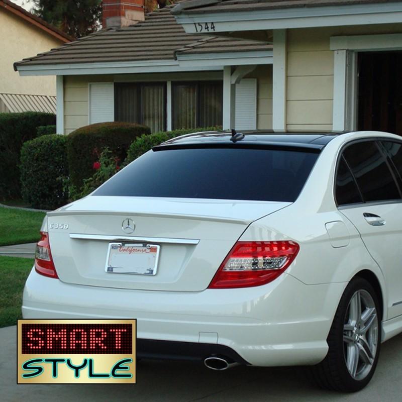 Mercedes W204 AMG Spoiler Boot Lip Roof Lip, Car Accessories ...