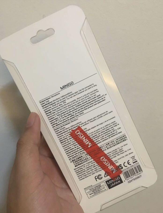 MINISO MINI MICROPHONE, Audio, Headphones & Headsets on Carousell