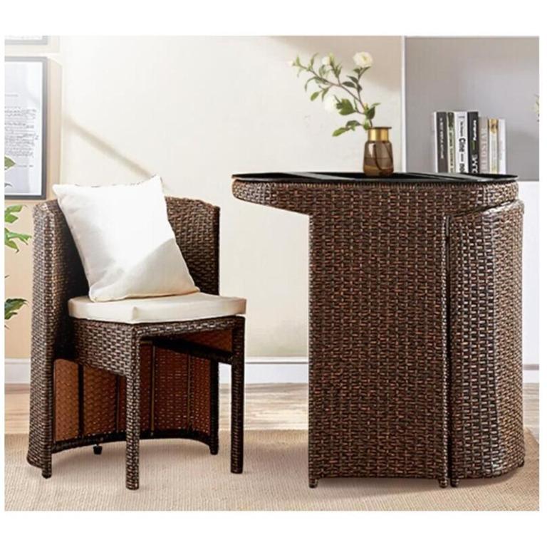 ODDT001 Outdoor Dining Table Set (One Table +Two Chair), Furniture ...