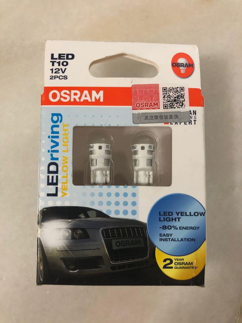 Osram LED T10 Yellow Light 2000k Imported Series, Auto Accessories on ...