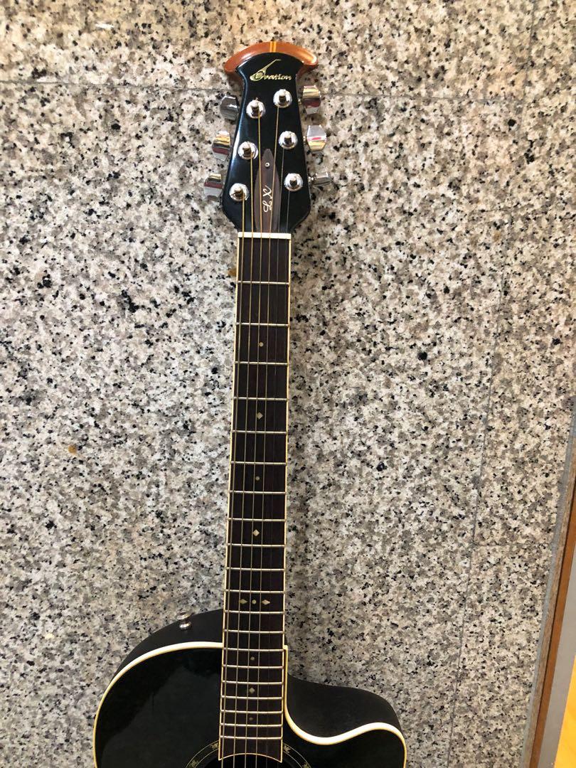 Ovation 1771 LX Standard Balladeer Acoustic-Electric Guitar, Hobbies ...