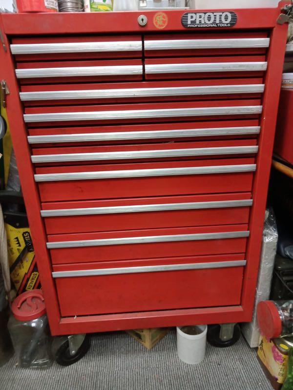 Proto roller professional tool cabinet only (12 drawers) , Furniture ...