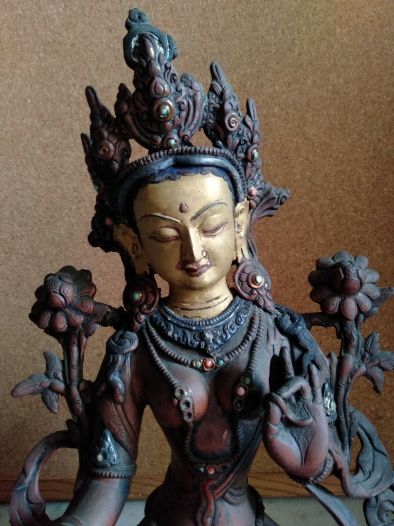 Rare Nepali copper Tara, Women's Fashion, Jewelry & Organisers ...