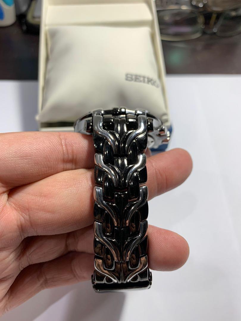 Seiko SSC139 “Excelsior” Gunmetal and Silver-tone Solar Chronograph ...