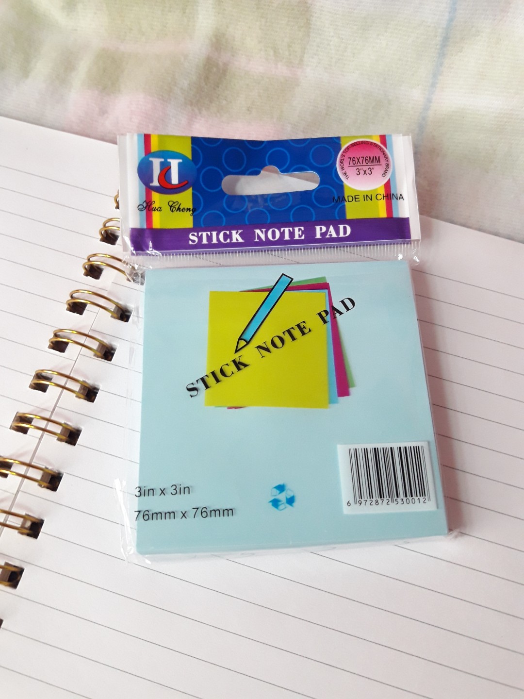 Sticky Notes - Blue, Hobbies & Toys, Stationary & Craft, Craft Supplies ...