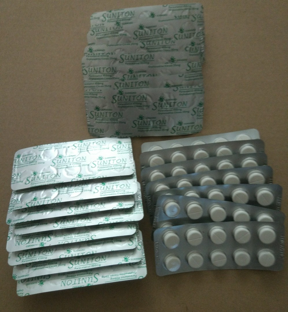 Suniton (Panadol/Paracetamol + Orphenadrine), Everything Else on Carousell