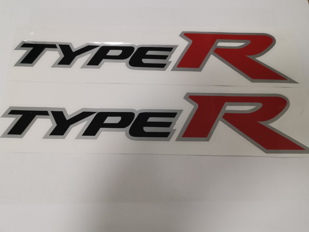 Civic Type R Fd2r/Fn2r Decal, Car Accessories, Accessories on Carousell
