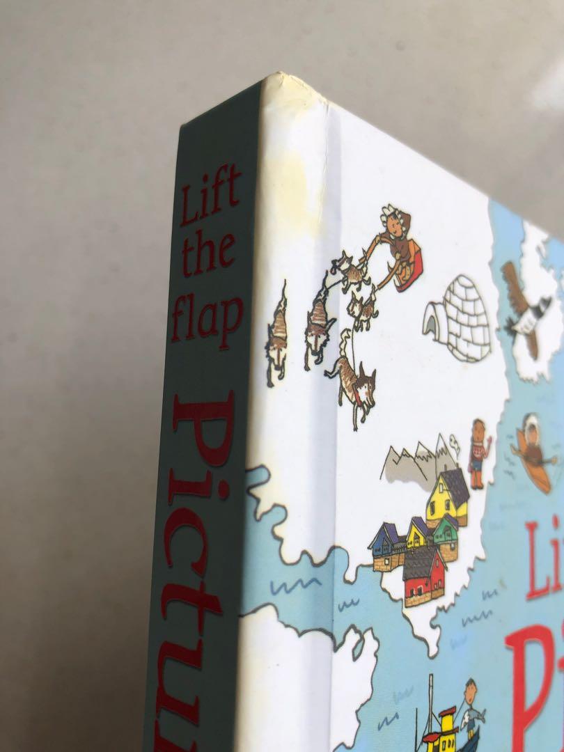 Usborne lift the flap picture atlas with giant fold up map, Hobbies ...