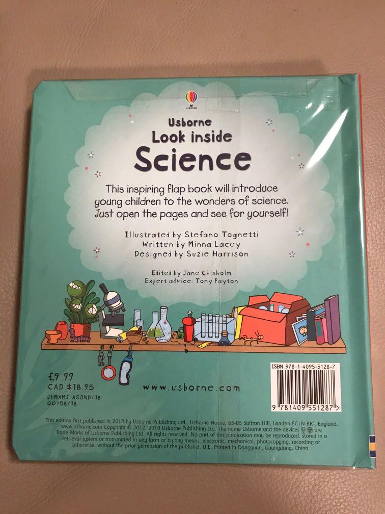 Usborne Look Inside Science Book, 興趣及遊戲, 書本 & 文具, 小說 & 故事書 - Carousell