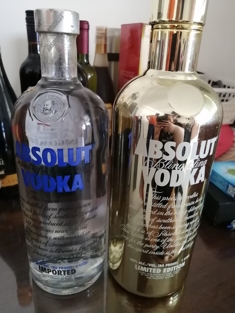 Absolut Vodka, Food & Drinks, Alcoholic Beverages on Carousell