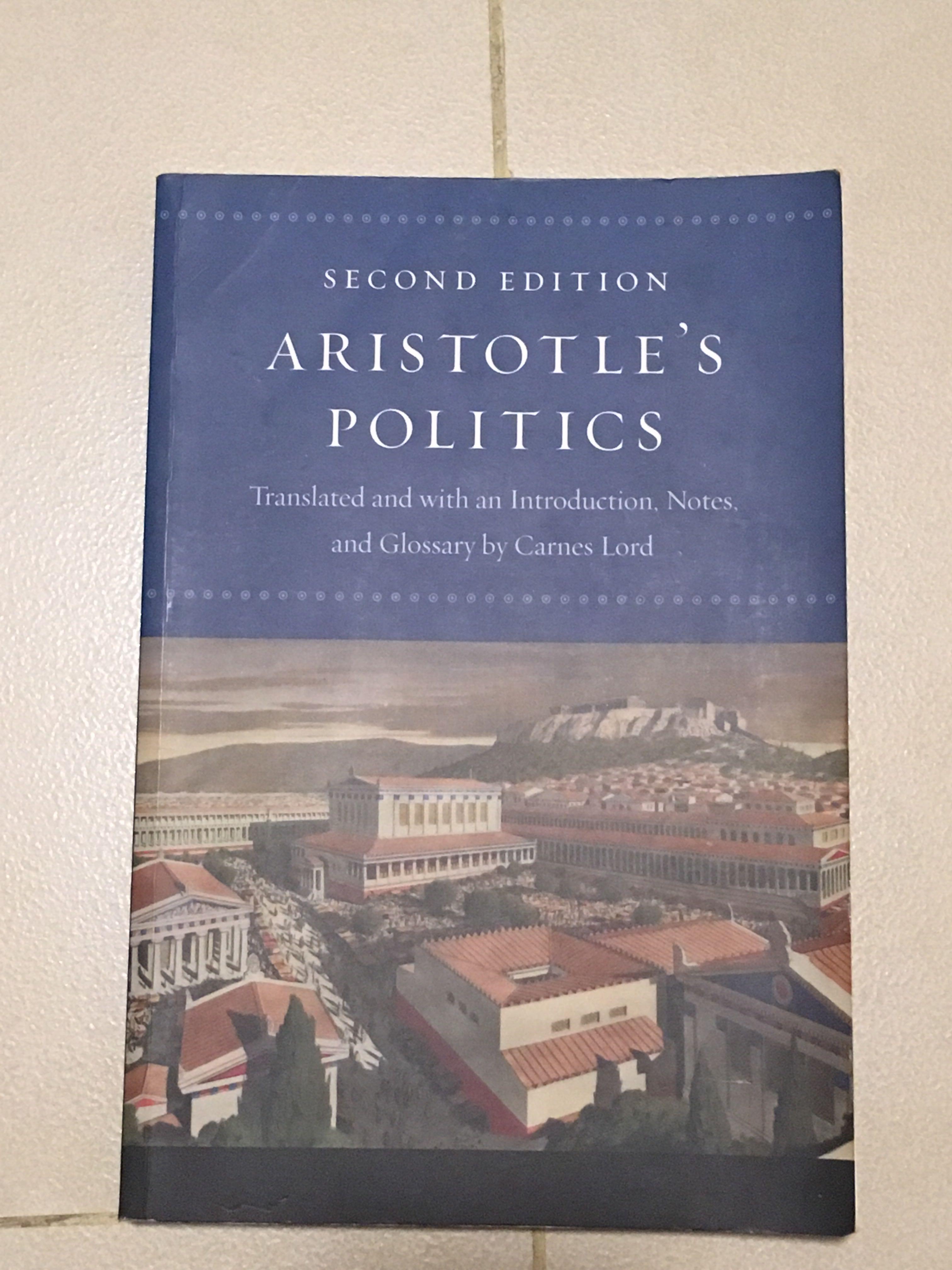 Aristotle’s Politics Textbook, Hobbies & Toys, Books & Magazines ...