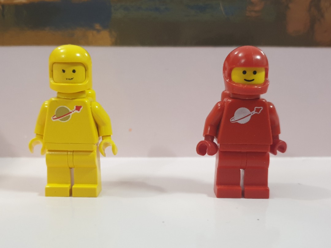 Authentic Lego Classic Space Man. Red. Yellow., Hobbies & Toys, Toys ...