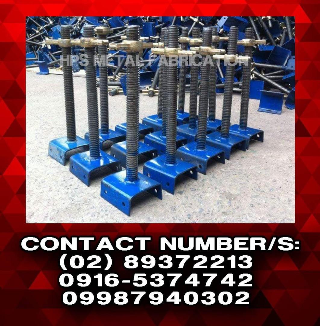 Base Jack U head Swivel Clamp Scaffoding Lauder Double Pipe Wing Nut ...