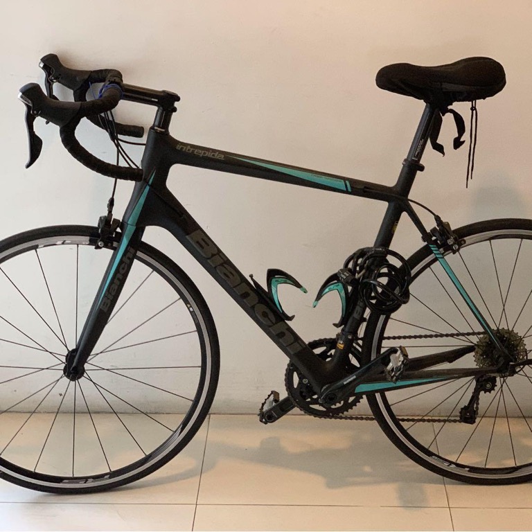 BIANCHI BIKE INTREPIDA (2017) - 105 BLACK - CARBON - FRAME SIZE 59 ...