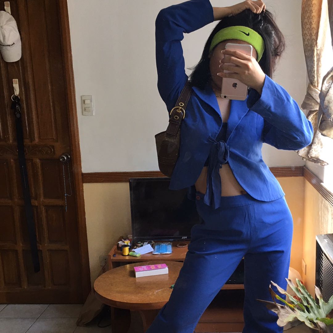 blue coordinates, Women's Fashion, Dresses & Sets, Jumpsuits on Carousell