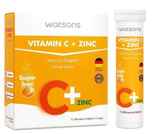 [BNIB] Watson Vitamin C + Zinc, Health & Nutrition, Health Supplements ...