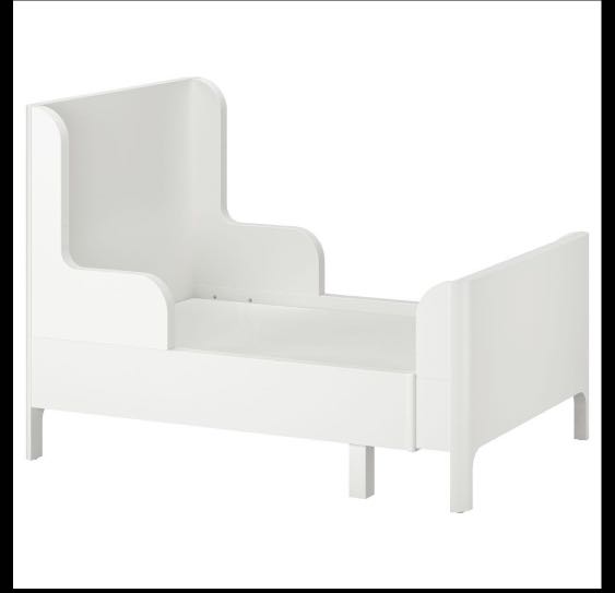 BUSUNGE Extendable bed, white, Furniture & Home Living, Furniture, Bed ...