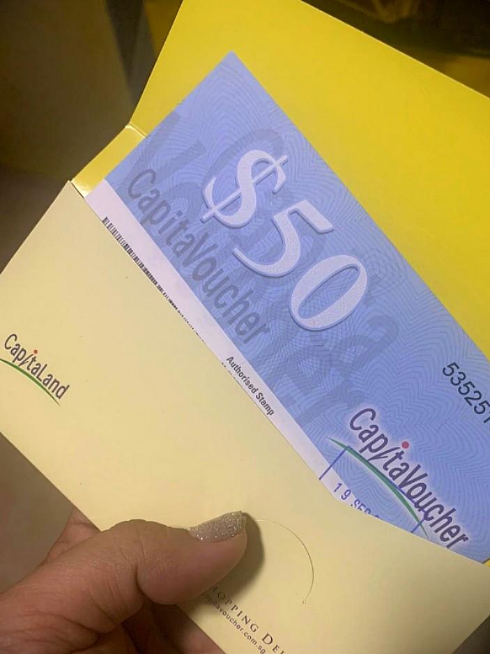 CapitaLand Vouchers (exchanging for cash), Entertainment, Gift Cards ...