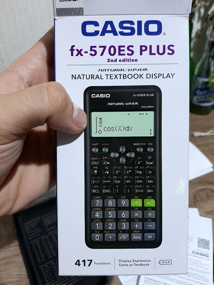 Casio fx 570ES Plus 2nd Edition Scientific Calculator, Computers & Tech ...