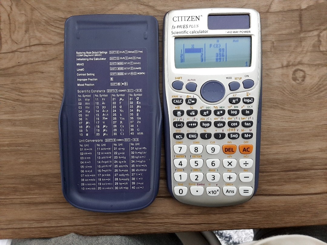 fx 991ES Plus Scientific Calculator 1st Edition, Computers & Tech ...
