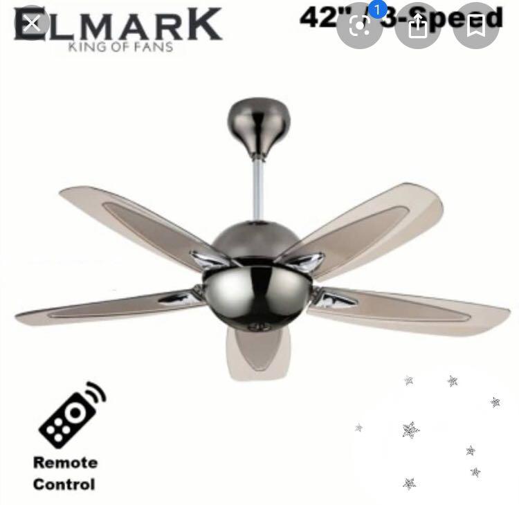 Ceiling Fan 42inch, Furniture & Home Living, Lighting & Fans, Fans on ...