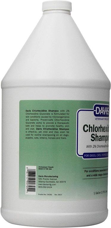 Davis Chlorhexidine Pet Shampoo 1-Gallon, Pet Supplies, Homes & Other ...