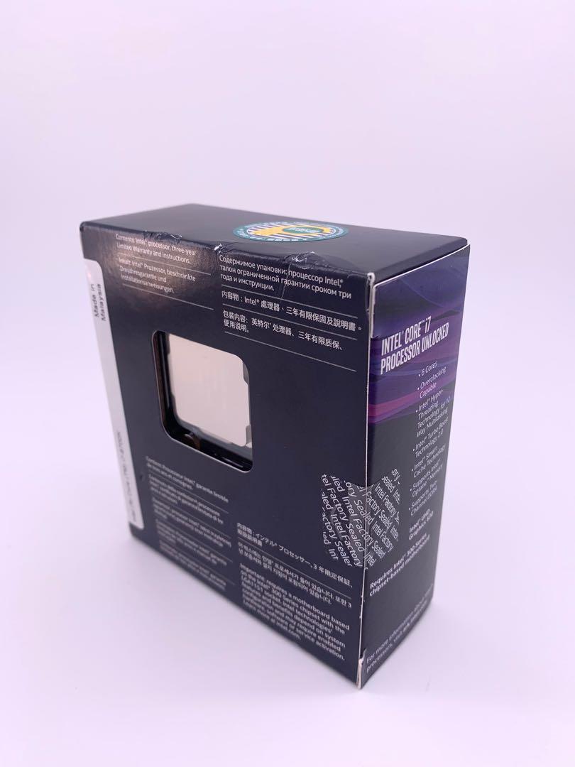 Intel i7-8700K CPU Box NEW BOX Set, 電腦＆科技, 手提電腦 - Carousell