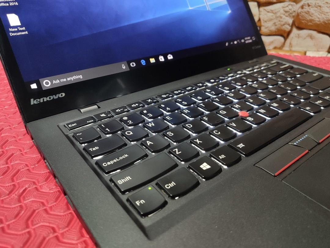 Lenovo Thinkpad Ultrabook Touchscreen X1 Carbon Intel Core I5 5th Gen Laptop Superslim And