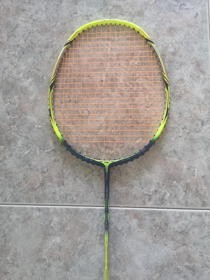 Li Ning Aeronaut 9000D.Badminton Racket, Sports, Sports & Games ...