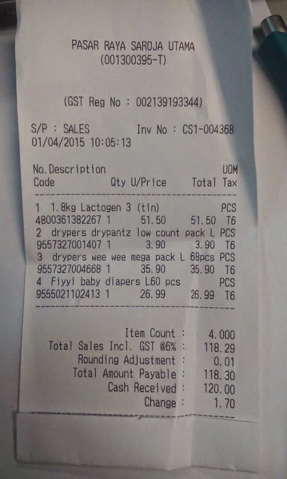 Mengambil Upah Membuat Resit Receipt Invoice Maker letter confirmation ...