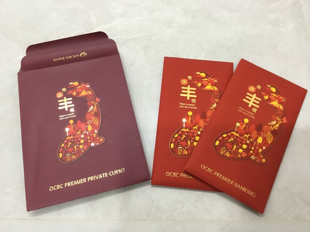 Ocbc Premier Private Bag w/ Premier Banking Red Packet Ser, Everything ...