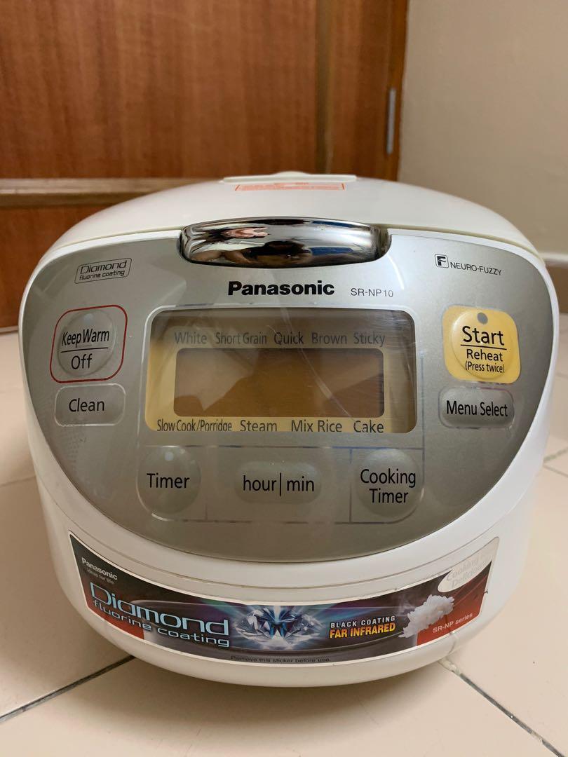 Panasonic rice cooker sr-np10, TV & Home Appliances, Kitchen Appliances ...