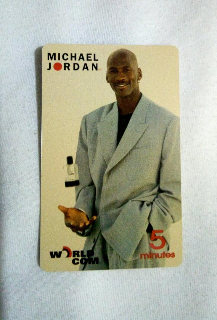 Rare Michael Jordan World Com phone cards, Hobbies & Toys, Memorabilia ...