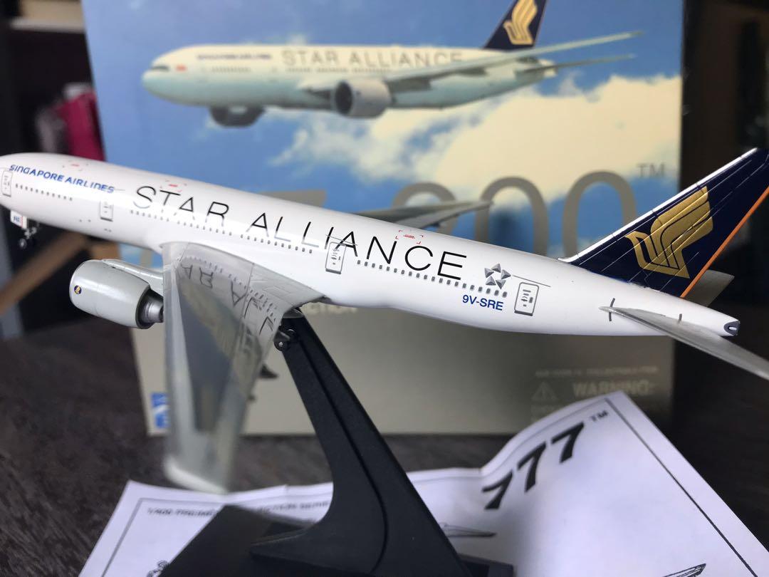 SQ B777-200 Diecast Model, Toys & Games, Bricks & Figurines on Carousell