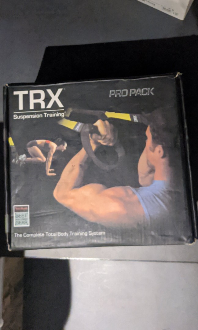 TRX original suspension training pro pack, Sports Equipment, Exercise & Fitness, Toning ...