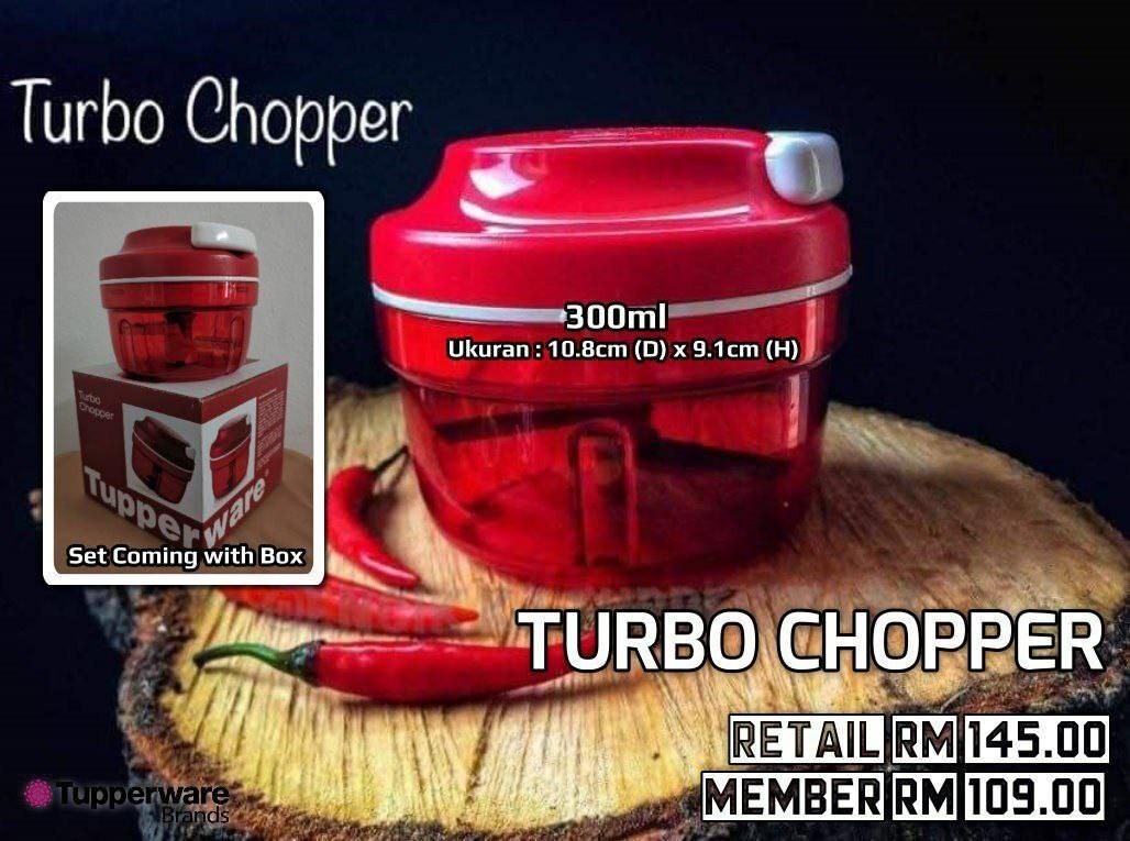 Tupperware Turbo Chopper, Furniture & Home Living, Kitchenware ...