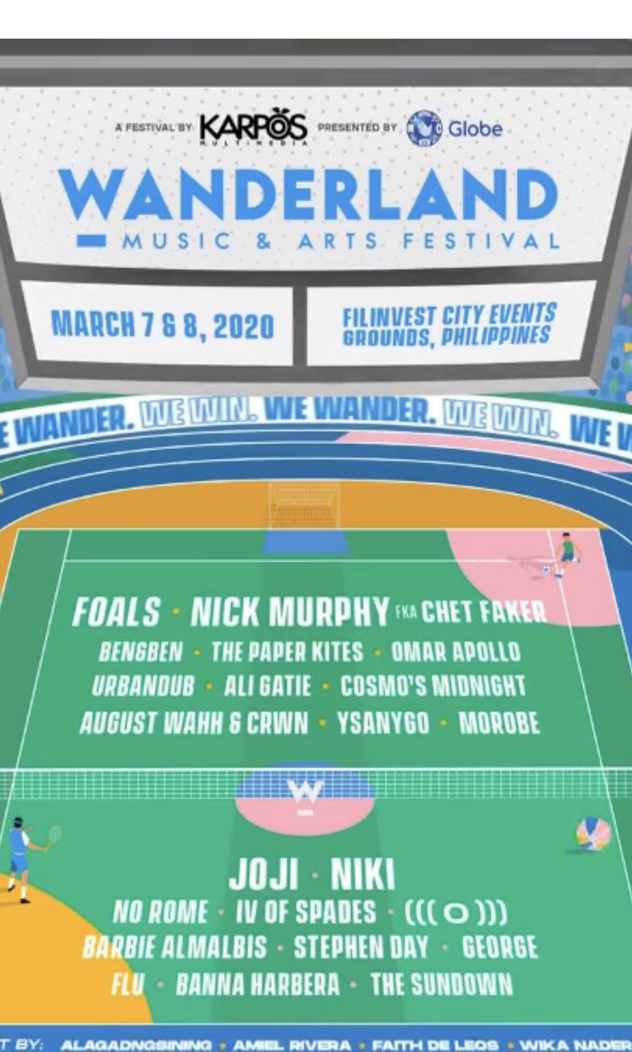 WANDERLAND 2-DAY PASSES, Tickets & Vouchers, Event Tickets on Carousell